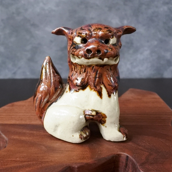Vintage | Art | Vintage 7s Japanese Art Pottery Okinawa Shisa Lion Dog ...